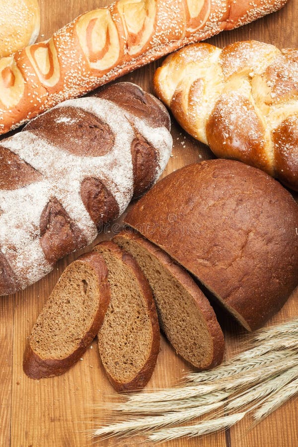 Baked bread stock photo. Image of bread, pastry, grain - 27223656