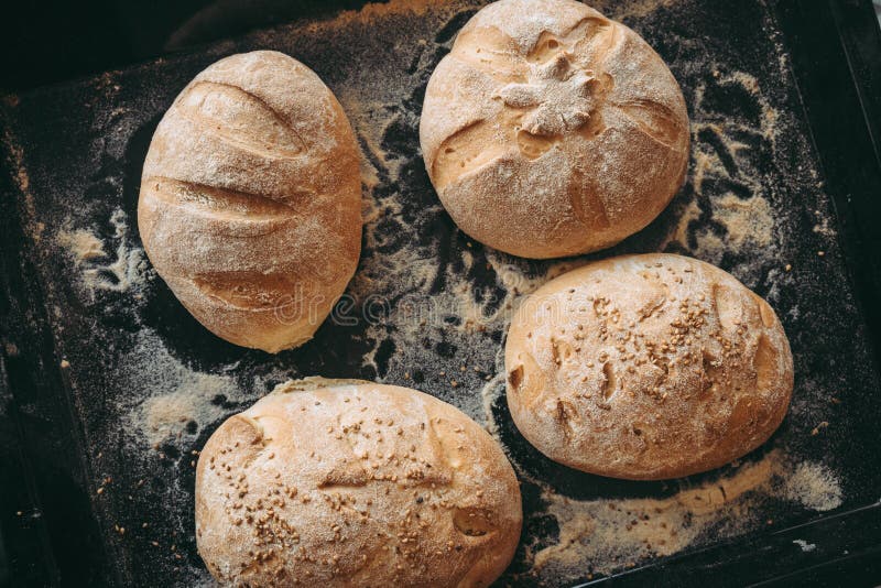 Baked Bread at the Bakery the Bakery Stock Photo - Image of nutrition ...
