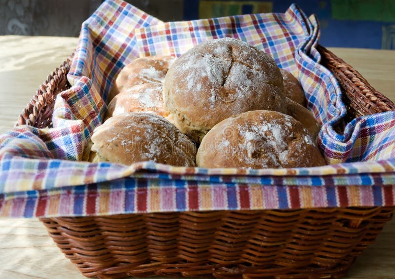 Baked bread balls stock photo. Image of fresh, restaurant - 18885268