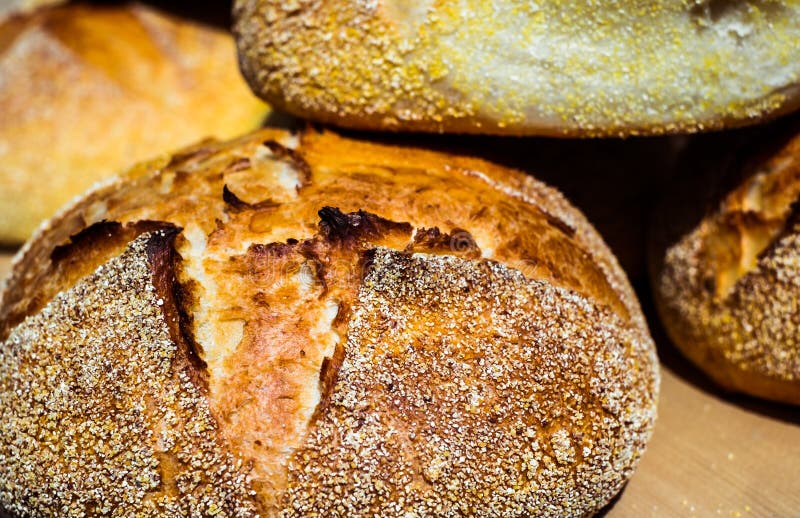 Baked bread on the hearth stock image. Image of bread - 158522511