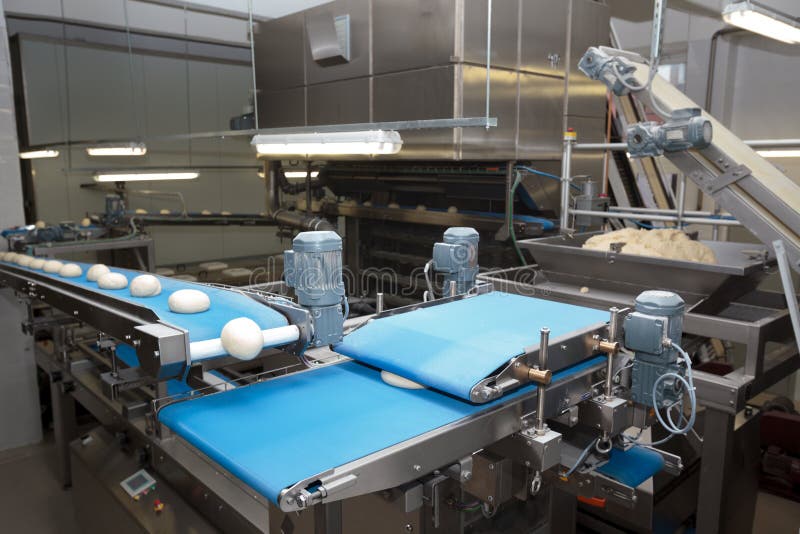 Baked Breads on the Production Stock Photo - Image of rack, loaf: 28285224