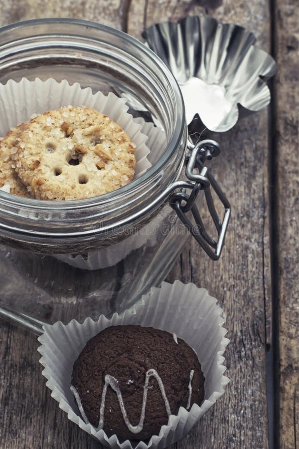 Baked cakes for tea stock image. Image of popular, cake - 38206659