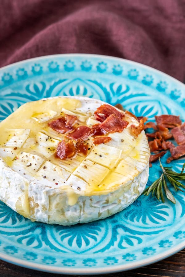 Baked Camembert Cheese stock photo. Image of cheese - 270053814