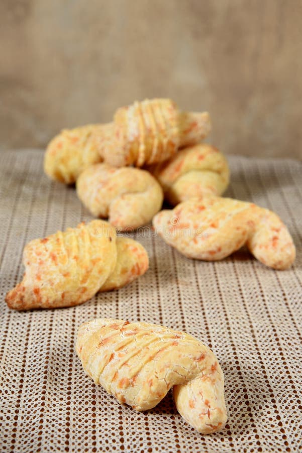 Baked Cheese Cracker Breakfast Snack Stock Image - Image of cook ...