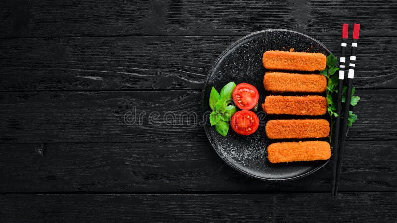 Baked chicken sticks. stock image. Image of meal, baked - 151173697