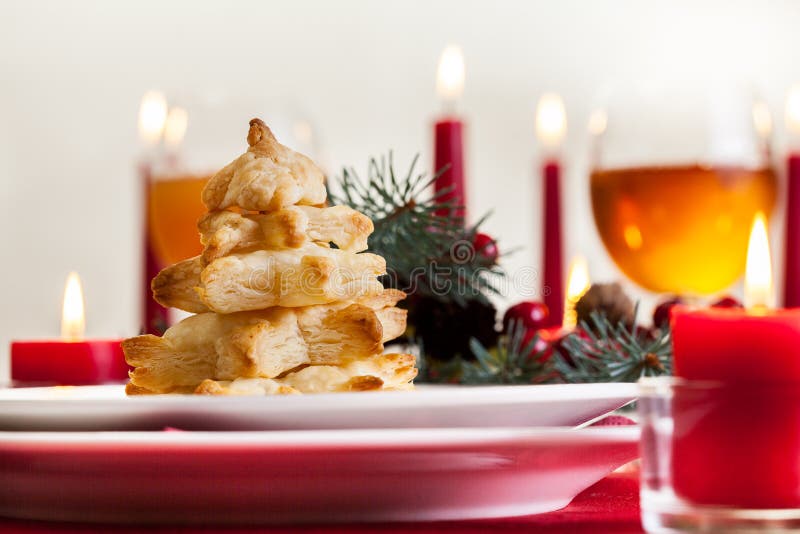 Baked christmas tree stock image. Image of baked, shape - 45205085