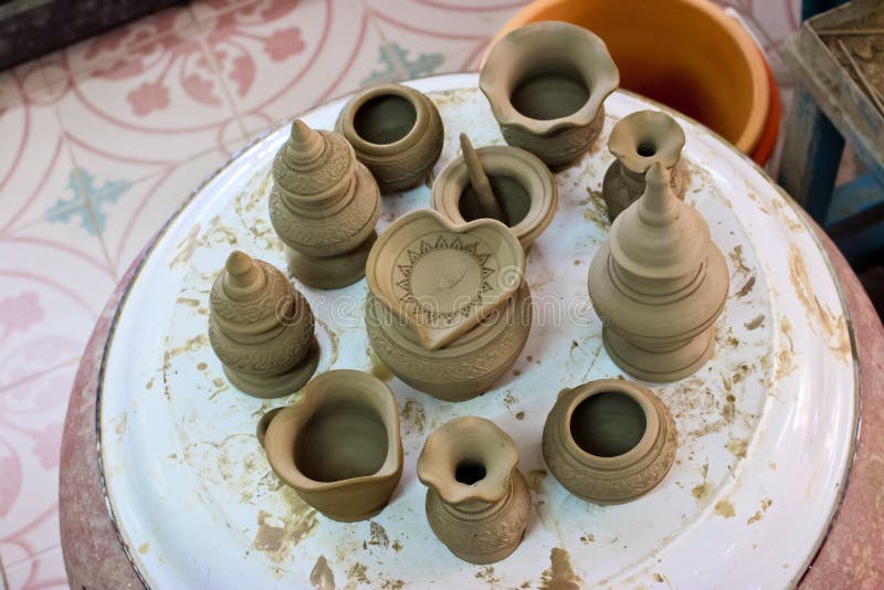 Baked clay, hardened clay stock image. Image of dessert - 58223575