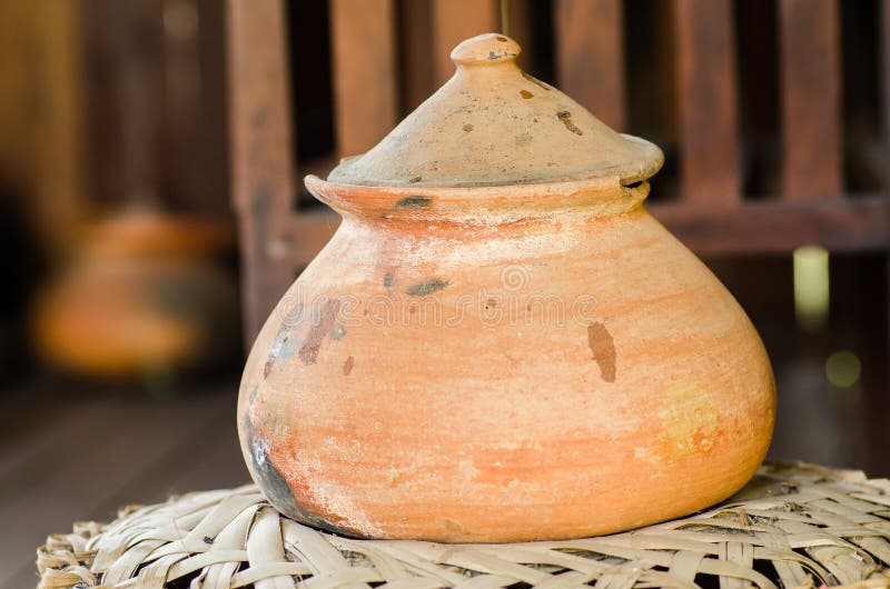 Baked clay pot stock photo. Image of traditional, baked - 82016574