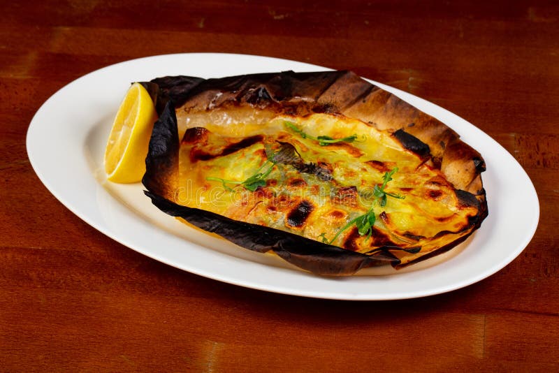 Baked Dorada Fillet with Potato Stock Image - Image of dish, grilled ...