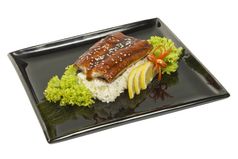 Cooked eel stock photo. Image of food, cook, appetite - 10222350