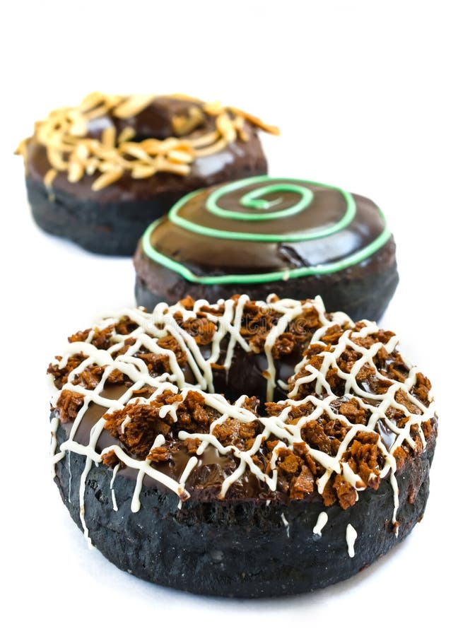 Fancy donuts stock image. Image of marshmallow, calorie - 3822485