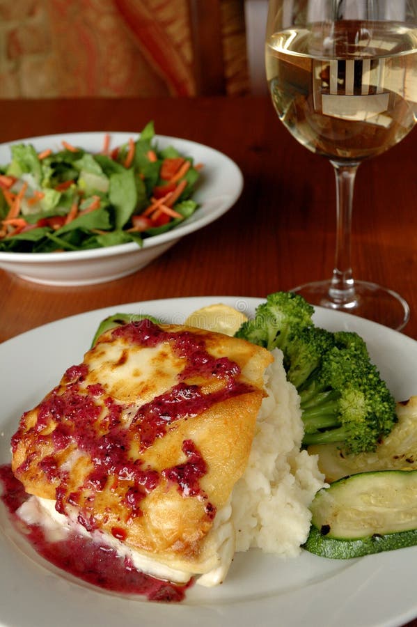 Baked fish and shrimp stock photo. Image of cafe, seafood - 4784776