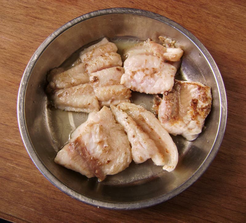 Baked FLOUNDER fish meal stock image. Image of ethnic - 62323185