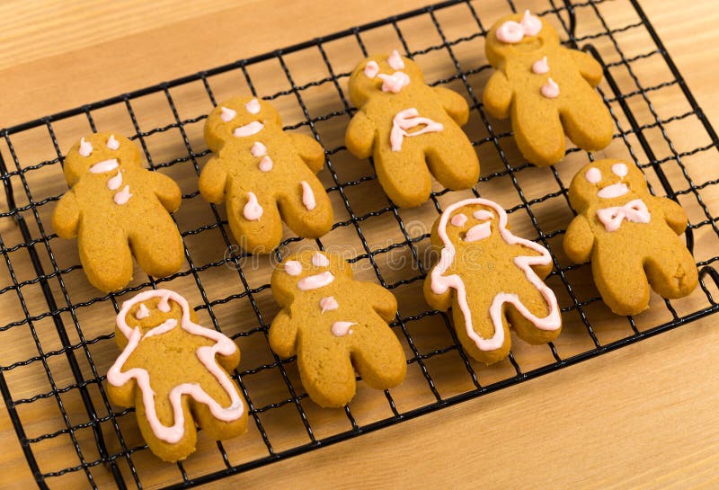 Baked Gingerbread cookies stock image. Image of draw - 35827449