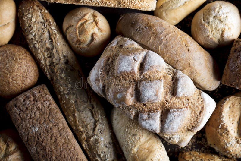 Baked goods. stock image. Image of black, bread, goods - 92182405