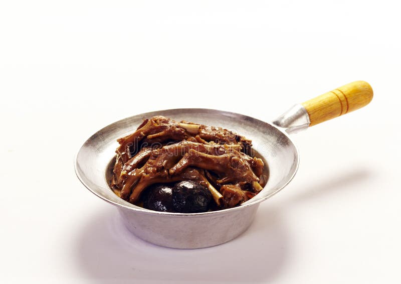 Baked Goose Webs stock image. Image of commercial, eating - 75596593