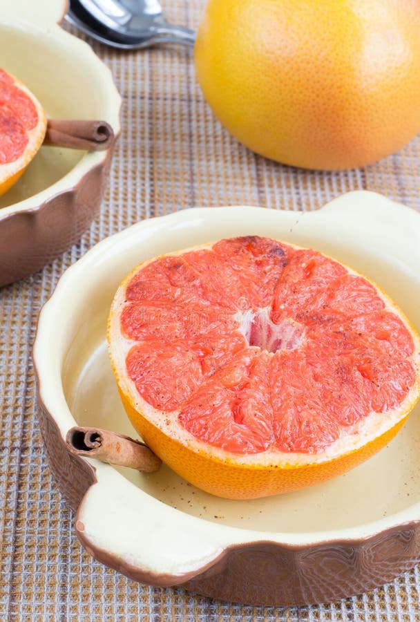 Baked grapefruit stock photo. Image of baked, serving - 29230554