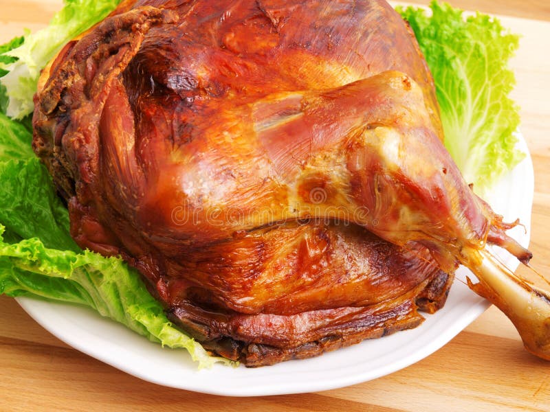 Baked lamb stock image. Image of food, ready, drink, life - 49326901
