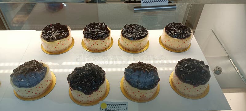 Baked Macrons Chocolate Dessert Stock Photo - Image of baking, icing ...