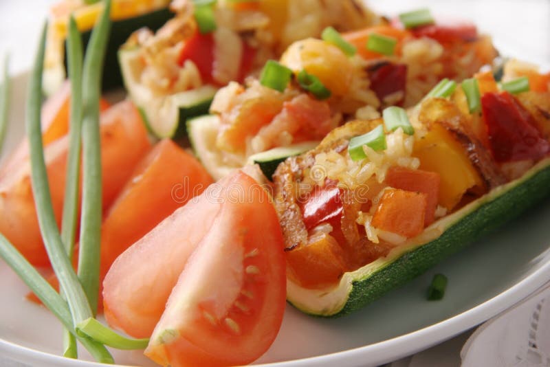 Baked marrows. stock image. Image of appetizers, dish - 1552353