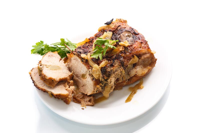 Baked meat stock photo. Image of cook, roast, dish, cuisine - 35897108