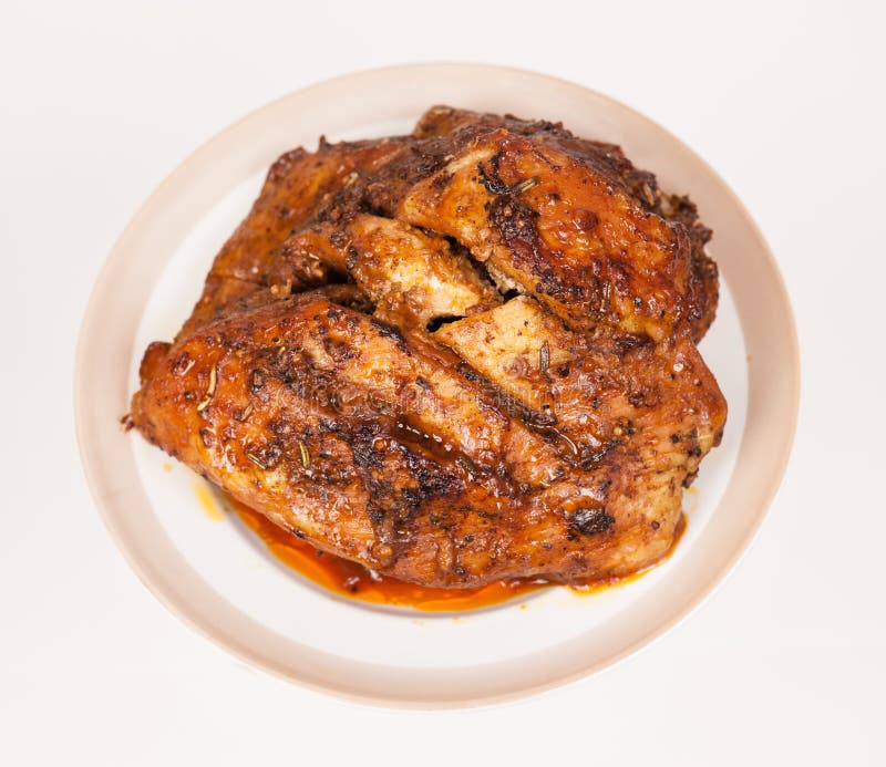 Baked meat stock image. Image of grilled, delicious, lunch - 36160413