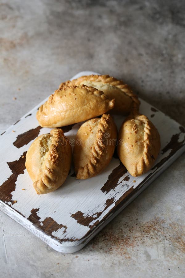 Baked meat pies stock photo. Image of mini, pastry, traditional - 221639728