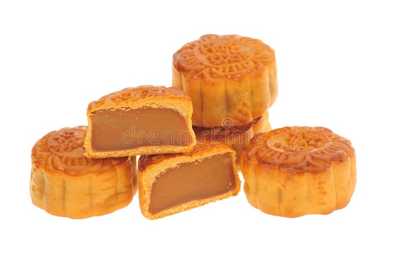 Baked Moon Cakes stock photo. Image of legend, delicious - 26910542