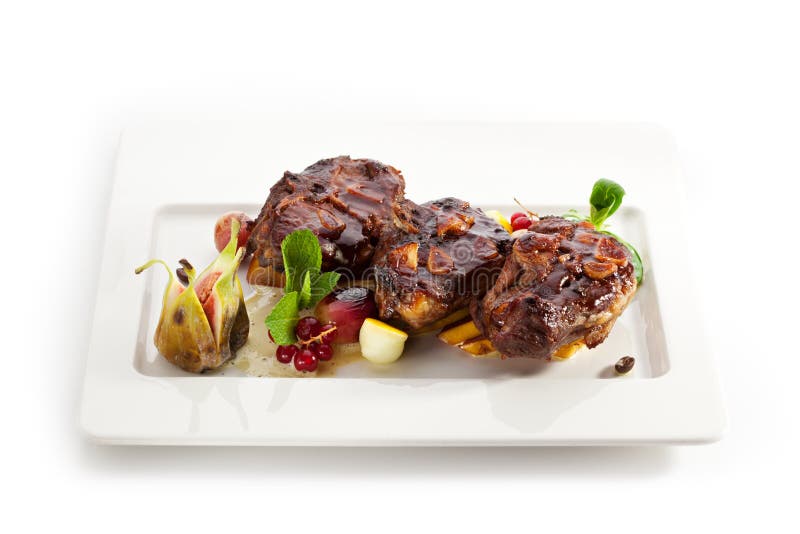 Baked Mutton stock image. Image of cutlets, cuisine, fillet - 44283895