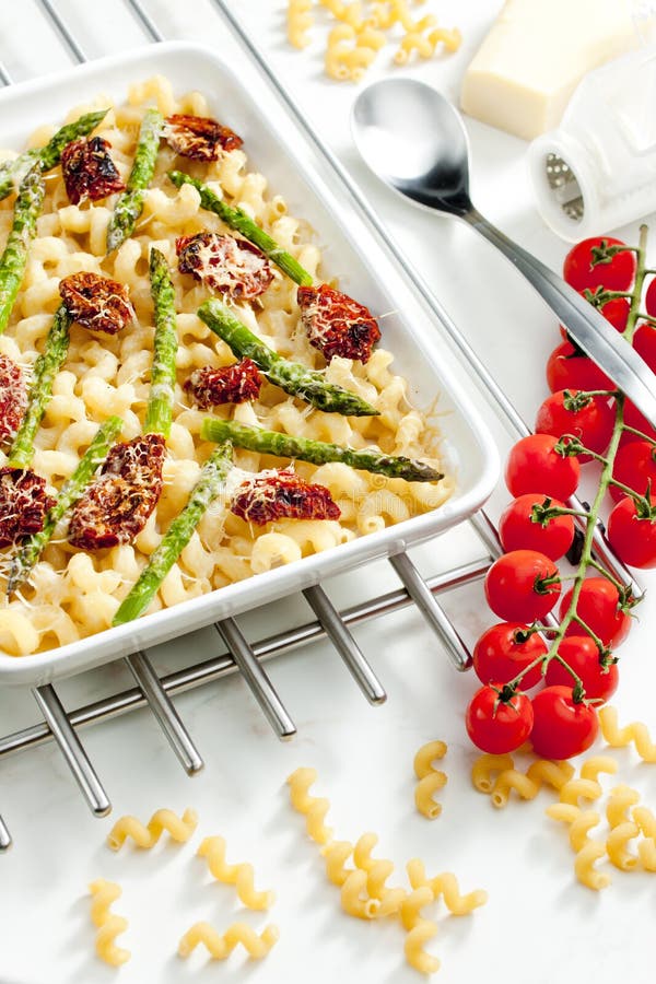 Baked pasta stock image. Image of gastronomy, nourishment - 28527233