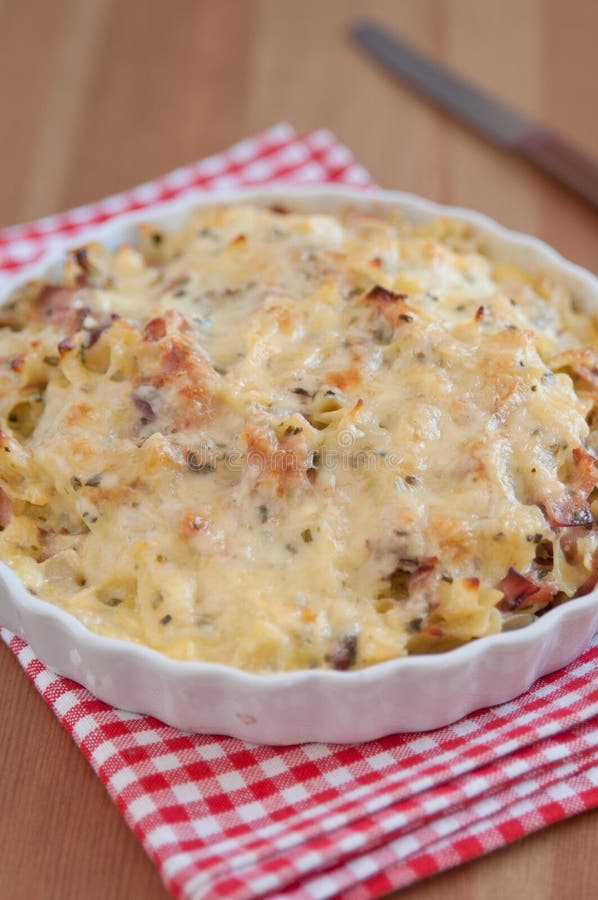 Baked Pasta stock image. Image of cheese, sauce, bread - 36495311