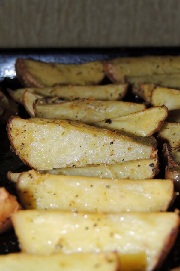 Baked Potato on Plate stock photo. Image of rustic, rosemary - 60666006