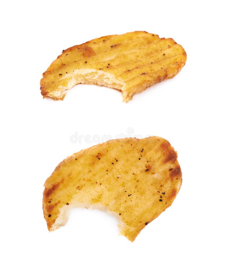 Baked Potato Slice Composition, Isolated Stock Photo - Image of baked ...