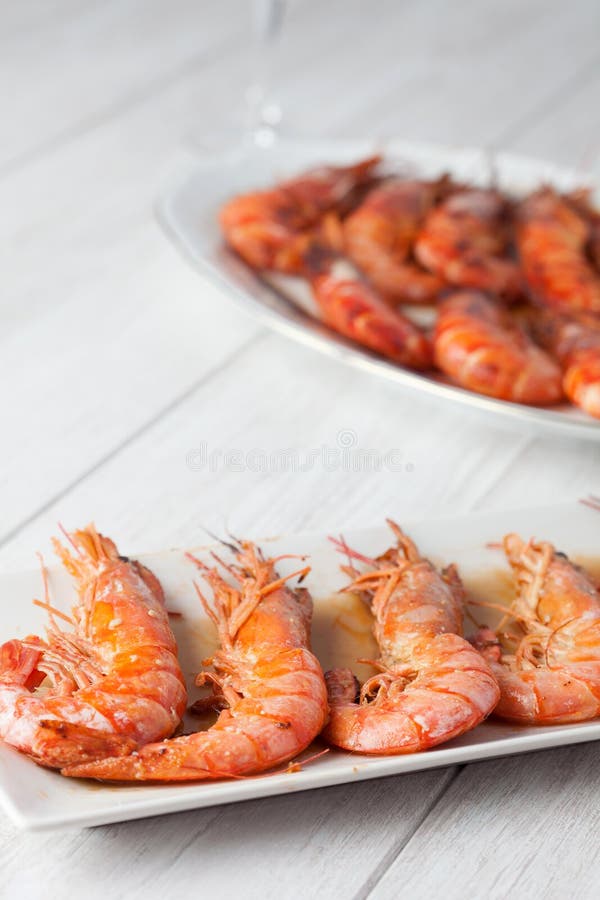Baked prawn dish stock photo. Image of diet, appetizer - 63911954