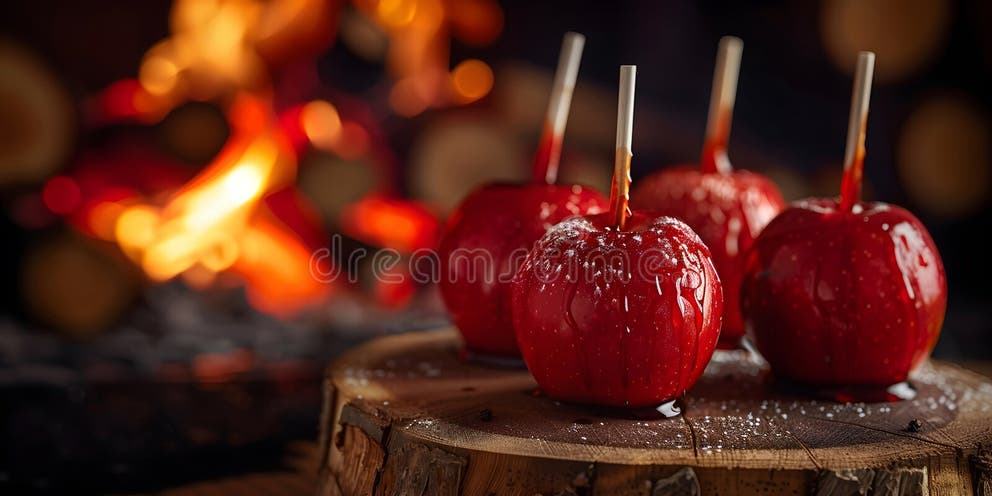 Baked red apples stock photo. Image of christmas, dessert - 324435492