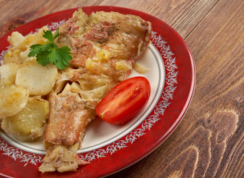 Baked red grouper stock image. Image of lunch, grouper - 45409991