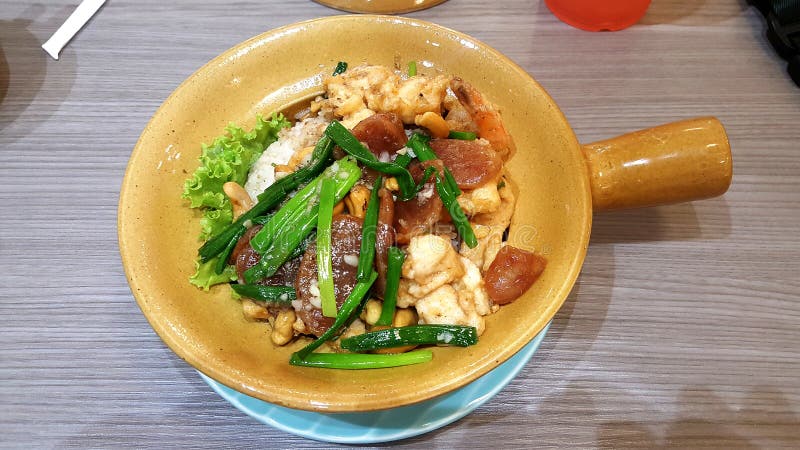 Baked Rice in Clay Pot Very Hot and Yummy Stock Photo - Image of eating ...