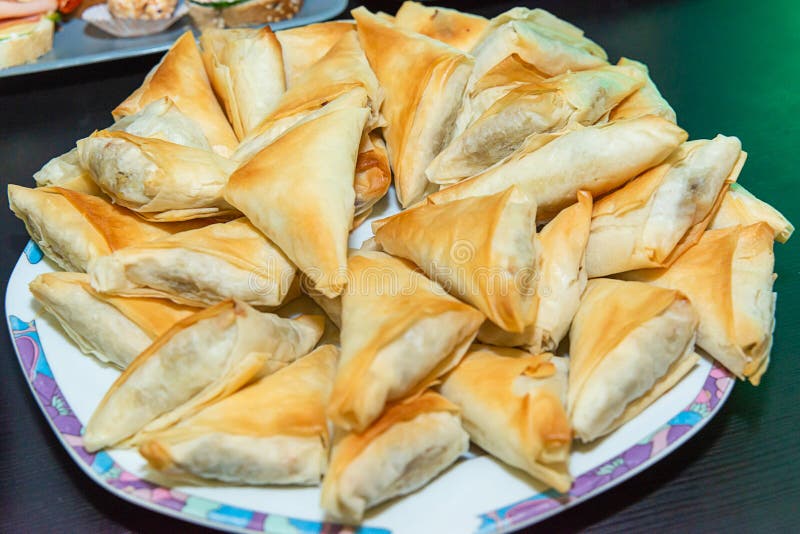 Baked Rolls with Sheep Milk Cheese Filling Stock Image - Image of ...