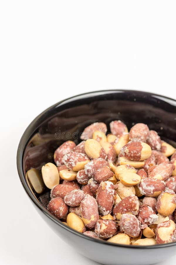 Baked Saulty Peanuts Served in the Bowl Stock Photo - Image of healthy ...