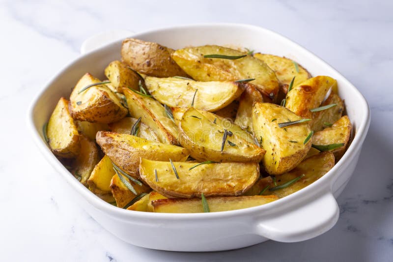 Baked Spiced Potatoes Look Delicious Stock Photo - Image of cooking ...