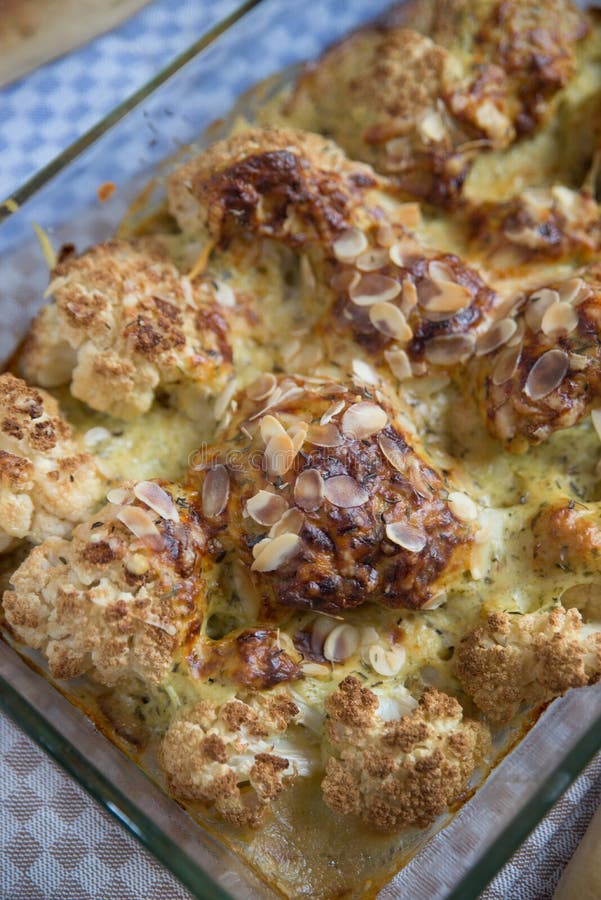 Baked Vegetables with Bechamel Cheese Sauce Stock Photo - Image of ...