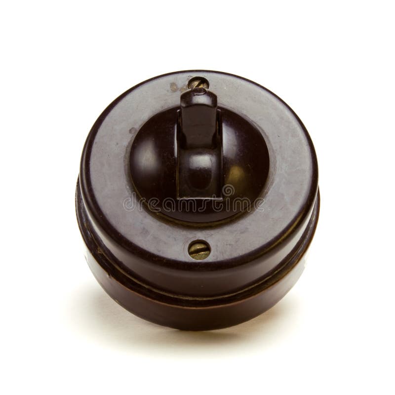 Bakelit-Schalter stockfoto. Bild von sonderkommando, nachricht - 14955456