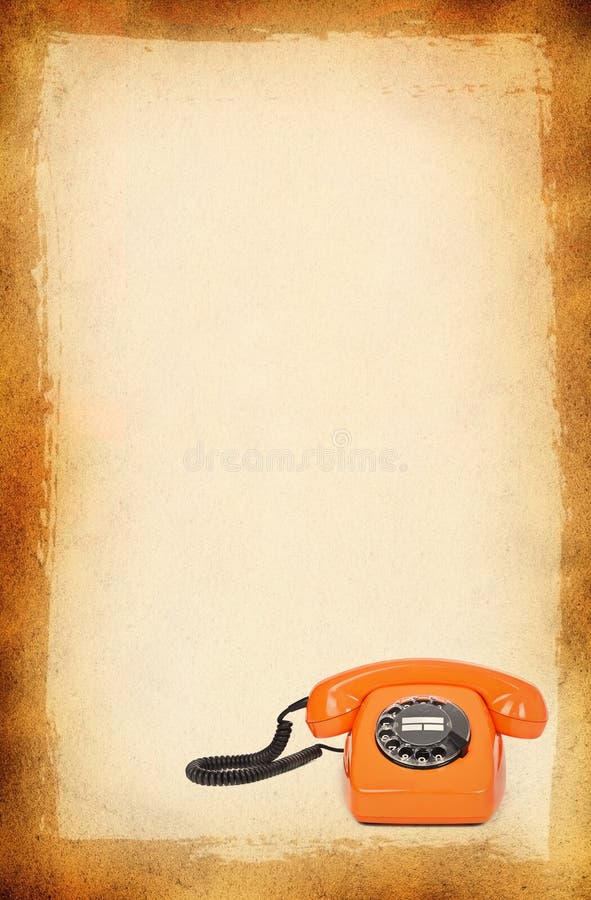 Bakelite Telephone Over Stained Background Stock Image - Image of ...