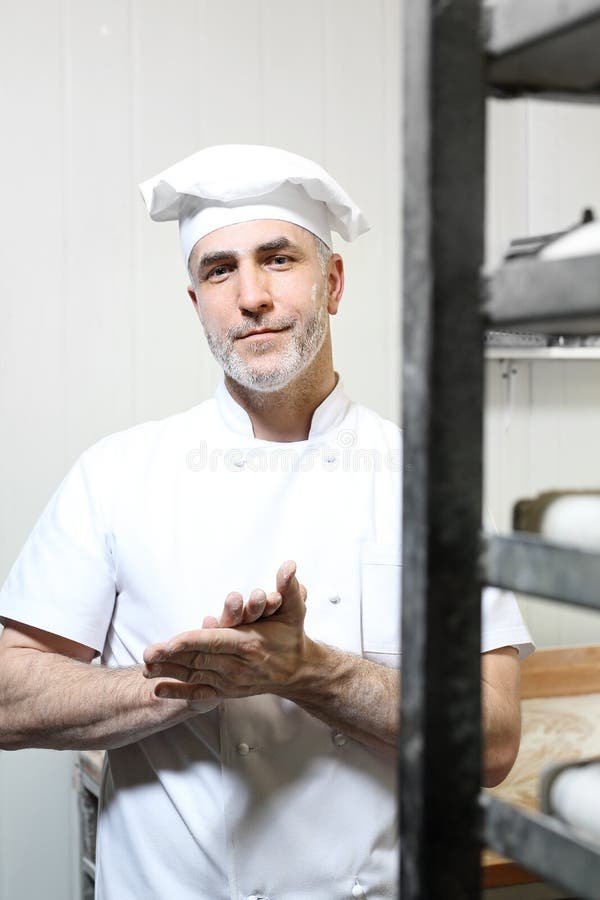 Baker stock image. Image of natural, kitchen, handsome - 115202237