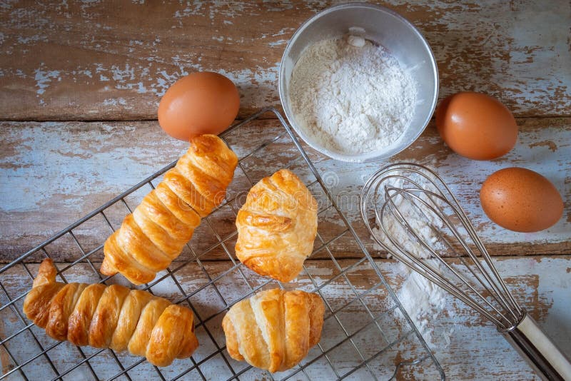Baker Cooking Bread in Kitchen Stock Image - Image of loaf, baker ...
