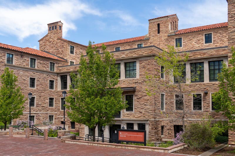 Baker Hall on the Campus of the University of Colorado at Boulder ...