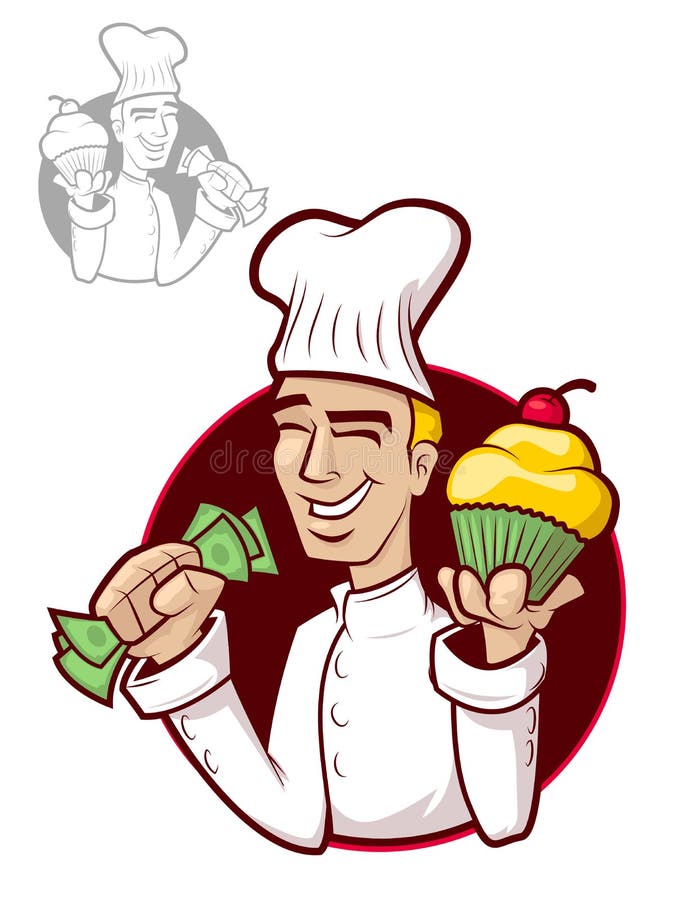 Baker Icon stock vector. Illustration of drawn, earning - 42262202