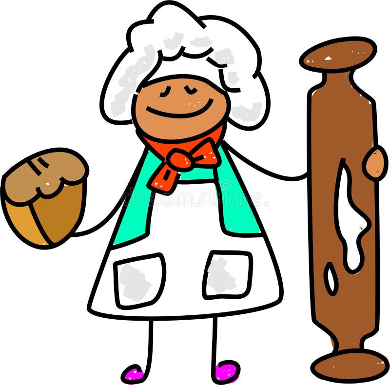 Baker kid stock vector. Illustration of children, isolated - 908478