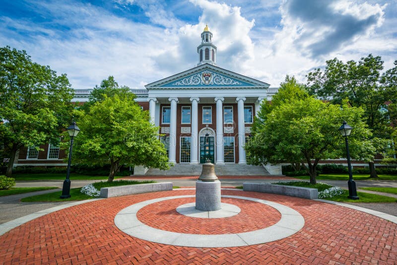 The Baker Library, at Harvard Business School, in Boston, Massachusetts ...