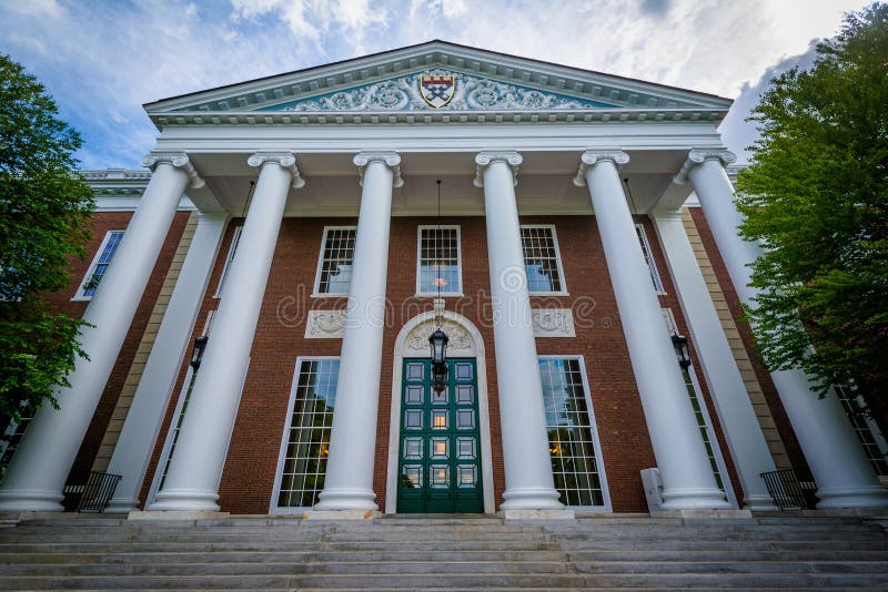 The Baker Library, at Harvard Business School, in Boston, Massachusetts ...
